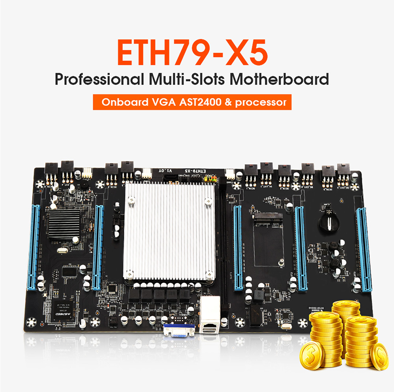 ETH79-X5 Barebone System mining machine